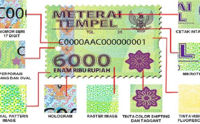 Dirjen Pajak Keluarkan Desain Materai Baru - Wartakotalive.com