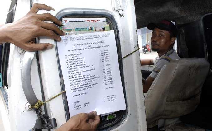 Tarif Angkot di Tangerang Termahal - Wartakotalive.com