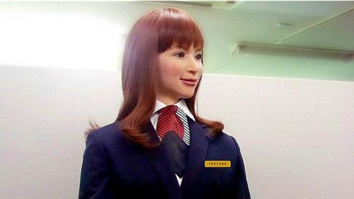 Robot Cantik Jadi Pelayan Tamu di Hotel Ini - Wartakotalive.com