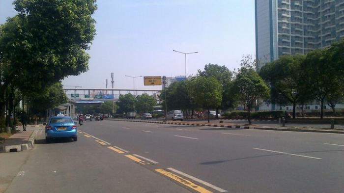 10:55 Jalan MT Haryono Jakarta Lengang - Wartakotalive.com