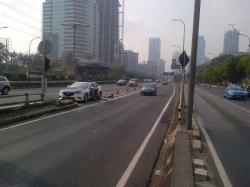 Pukul 08.31 Lalin Pintu Tol Semanggi Lancar - Wartakotalive.com