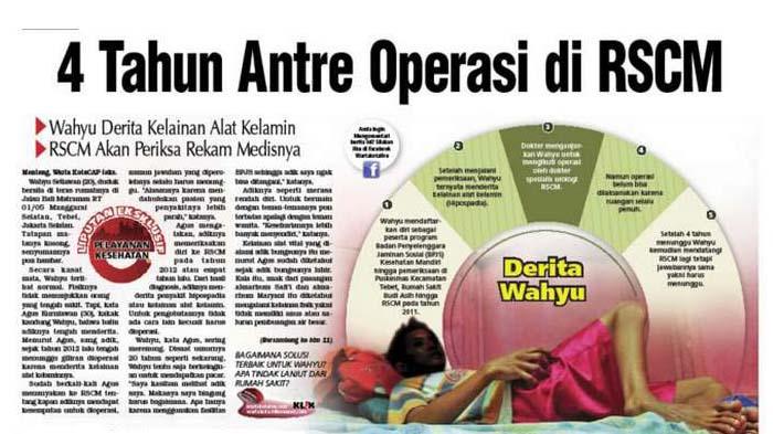 4 Tahun Antre Operasi di RSCM - Wartakotalive.com