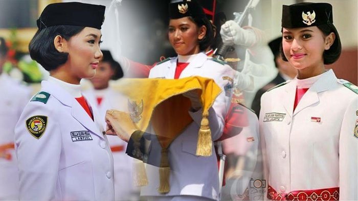 Mengenal Lebih Dekat Si Pembawa Baki Bendera Merah Putih - Wartakotalive.com