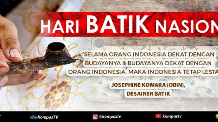 Selamat Hari Batik Nasional, Jangan Lupa Ya Pakai Batik - Wartakotalive.com