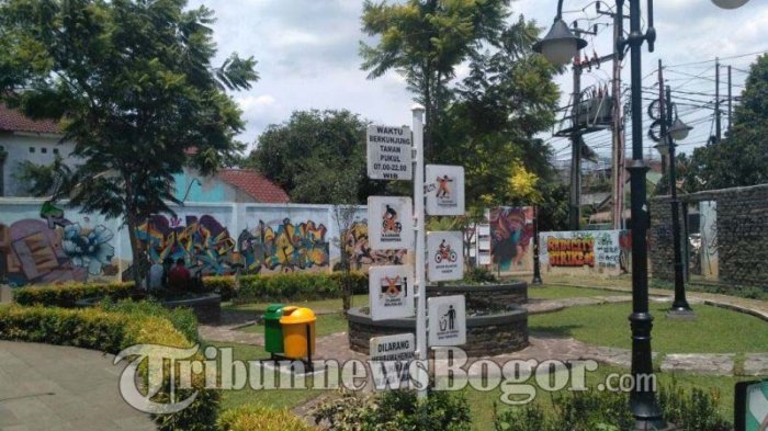 Taman Corat-Coret di Kota Bogor Jadi Lokasi Menarik Swafoto ...