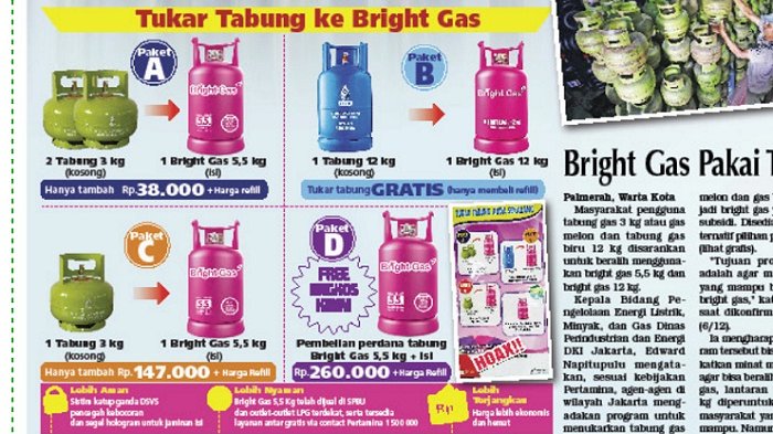 Ini Kelebihan Bright Gas dan Cara Penukarannya, Hati-hati Hoaks ...
