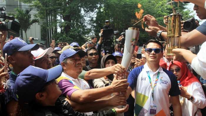 Kirab Obor di Jakarta Utara Dimulai dari Kantor Wali Kota Menuju ke ...