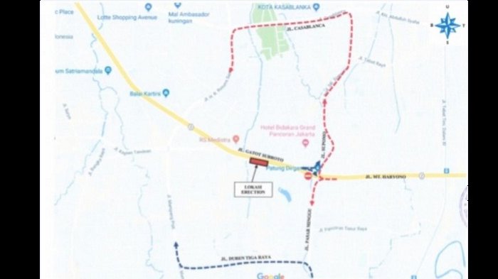 Awas, Simpang Pancoran Sisi Selatan Ditutup hingga 13 Oktober, Ini ...