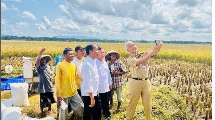 Ganjar-Prabowo Kelihatan ‘Mesra’ di Sawah Kebumen, SMRC Sebut Potensial ...