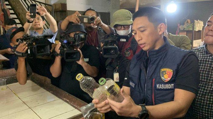 Satgas Pangan Polda Metro Jaya Sidak ke Pasar Kemayoran, Ada MinyaKita 1 Liter Isi Hanya 800 ml ...