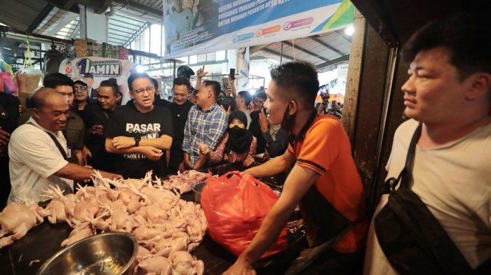 Blusukan di Pasar Flamboyan Kalbar, Anies Baswedan Serap Aspirasi Perubahan Pedagang dan ...