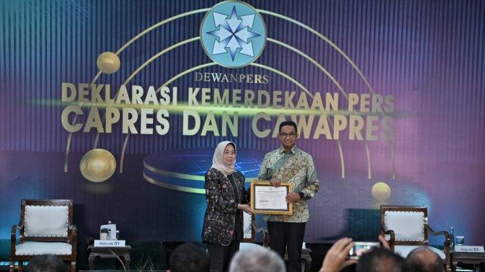 Hadiri Deklarasi Kemerdekaan Pers, Anies Janji Bangun Ekosistem Pers yang Sehat - Wartakotalive.com