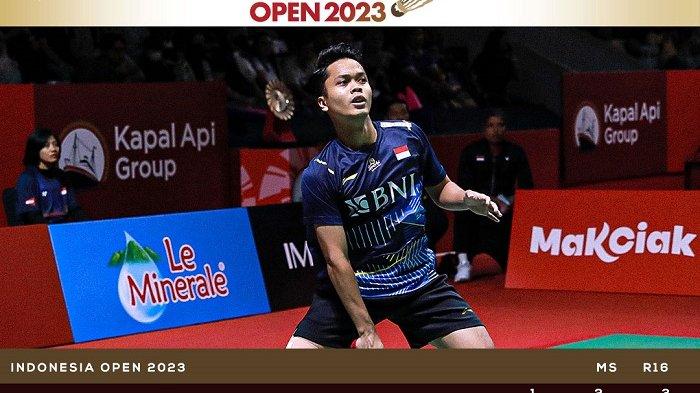 Anthony Ginting Lawan Jonatan Christie, Indonesia Dipastikan Tempat di Semifinal Indonesia Open ...