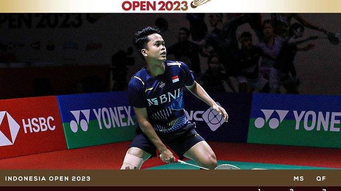 BREAKING NEWS: Anthony Ginting Lolos ke Semifinal Indonesia Open 2023 Usai Menangi Derbi Merah ...