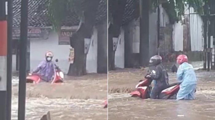 Semarang Banjir, Jalur Pantura Mangkang Lumpuh Akibat Luapan Sungai Beringin - Wartakotalive.com