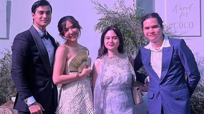 Mesra, Gisella Anastasia dan Cinta Brian Datang ke Pesta Pernikahan Luna Maya dan Maxime ...