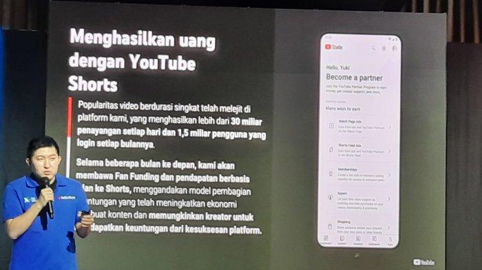 Kabar Gembira, Mulai Awal Tahun 2023, Konten YouTube Shorts Bisa Dimonetisasi - Wartakotalive.com