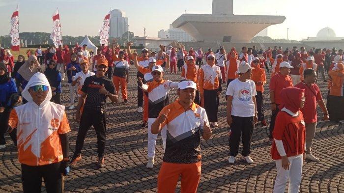 PKS Kirim 25 Orang Instruktur Senam DOKE di Senam Pembauran Kesbangpol ...