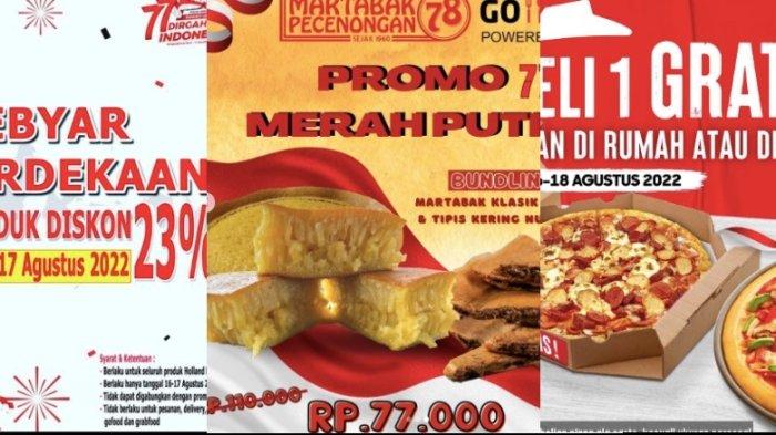 Daftar Promo Makanan HUT ke 77 RI Mulai dari Sushi, Martabak, Pizza ...