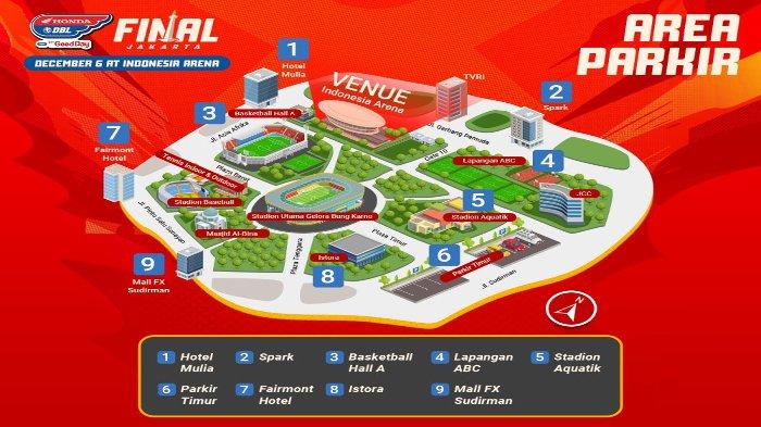 Panduan Parkir untuk Penonton Final Honda DBL with Kopi Good Day ...
