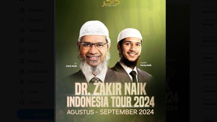 Abu Janda Tolak Zakir Naik ke Indonesia, Diduga Danai Terorisme dan Hasut Permusuhan Antar Agama ...