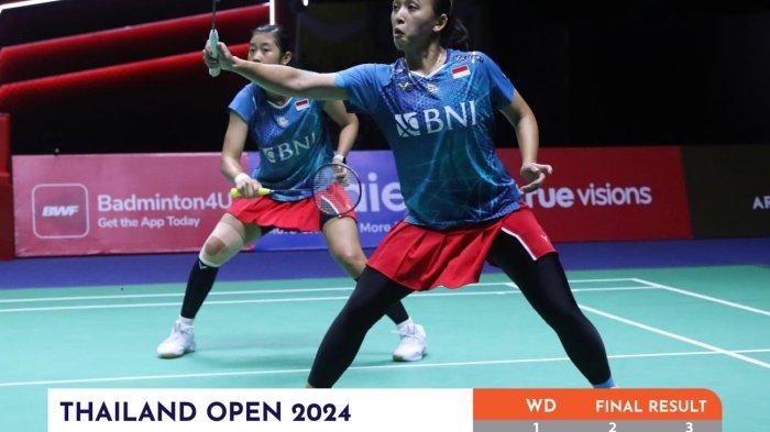 Jadi Runner-Up di Thailand Open 2024, Febriana/Amalia Gagal Revans ...