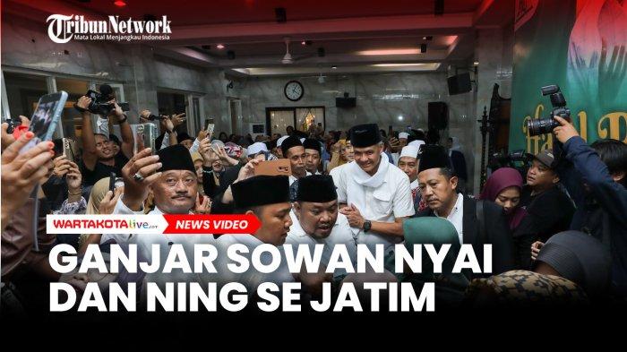 VIDEO Ganjar Sowan ke Nyai dan Ning, Anak dan Istri Ulama se Jawa Timur ...