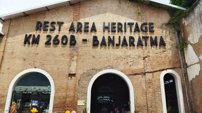 Uniknya Rest Area Banjaratma, Bagaikan Beristirahat di Sebuah Kastil ...