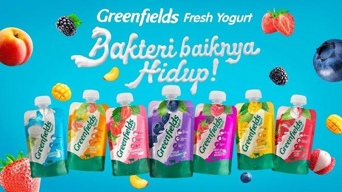 Greenfields Fresh Yogurt Pouch, Pilihan Baru Fresh Yogurt dengan 7 Varian Rasa - Wartakotalive.com