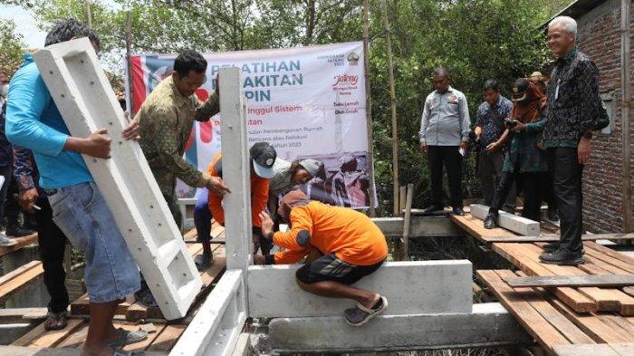 Ganjar Pranowo Bangunkan Rumah Ruspin Model Panggung untuk 34 Keluarga ...
