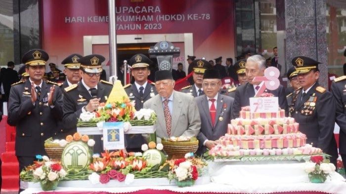 Pesan Mendalam Menteri Yasonna Laoly di HUT ke-78 Kemenkumham - Wartakotalive.com