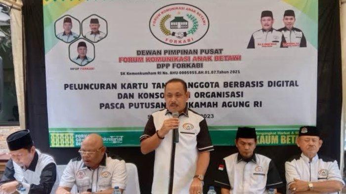 Tak Ada Putra Betawi di Kabinet, Ketua Forkabi Sentil Prabowo: Kami ...