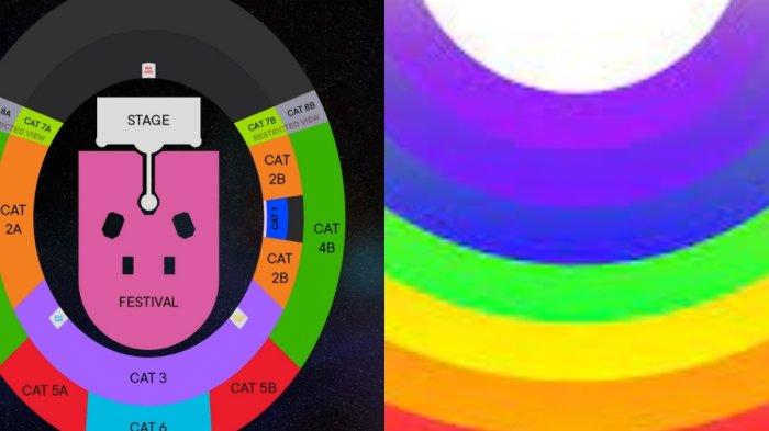 Warna Layout Konser Coldplay Mirip Pelangi, Benarkah Kekhawatiran Novel ...