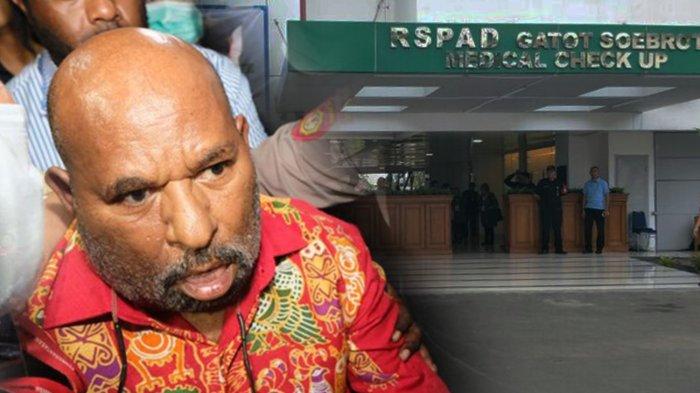KPK Tunda Pemeriksaan, Lukas Enembe Dirawat di RSPAD - Wartakotalive.com