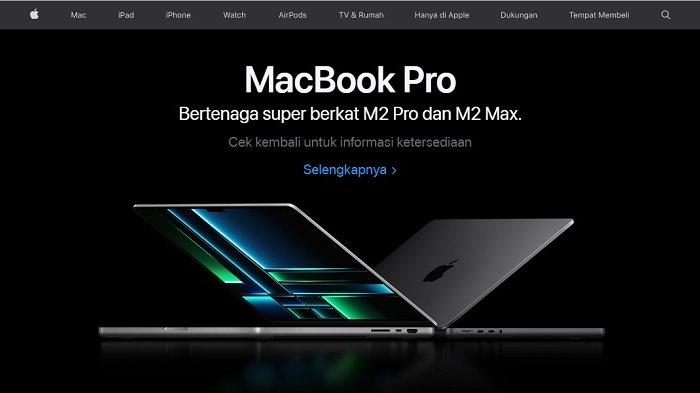 Spesifikasi Teknis MacBook Pro 2023 Muncul di Situs Resmi Apple ...