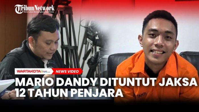 Ini Hal Yang Memberatkan Pada 12 Tahun Tuntutan Penjara Mario Dandy - Wartakotalive.com