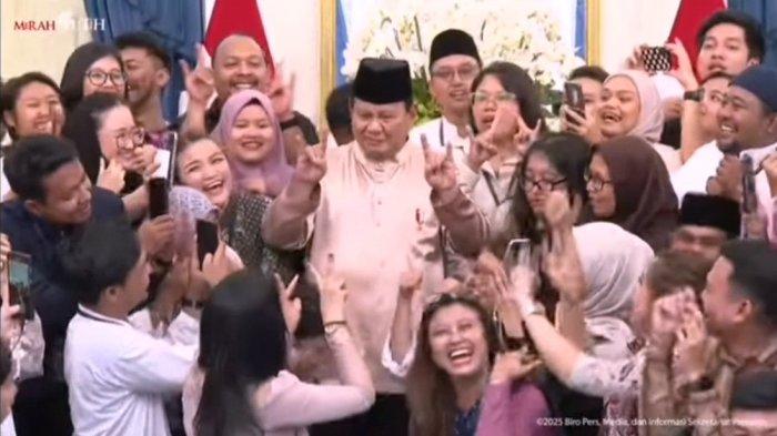 Tutup Open House di Istana, Momen Prabowo Joget Velocity Hingga ...