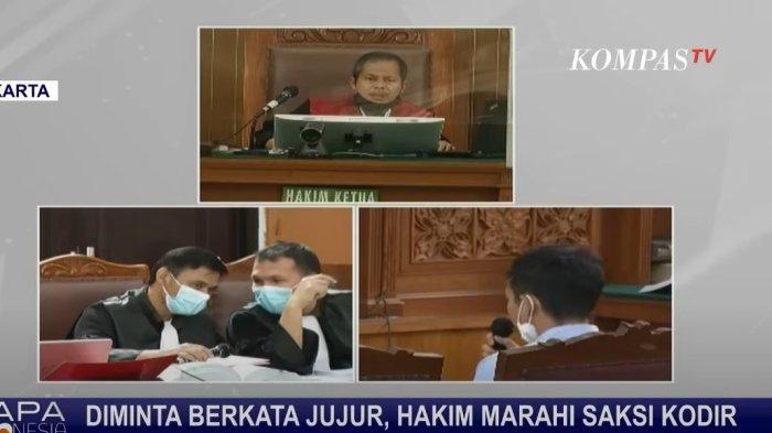 Lagi, Hakim Marahi Kodir ART Ferdy Sambo: Katakanlah Yang Benar Walaupun Pahit - Wartakotalive.com