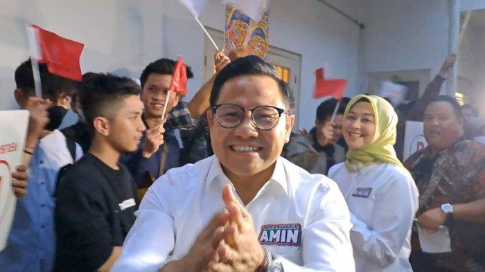Tiba di Rumah Pergerakan AMIN, Cak Imin dan Istri Berjoget Bersama Relawan Sebelum ke KPU ...