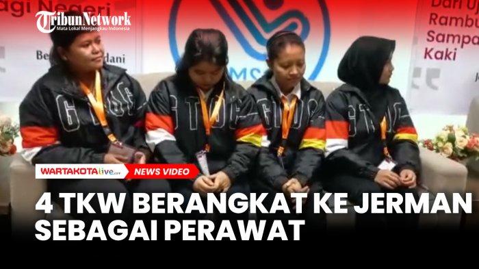 VIDEO BP2MI Berangkatkan 4 TKW ke Jerman Sebagai Perawat - Wartakotalive.com
