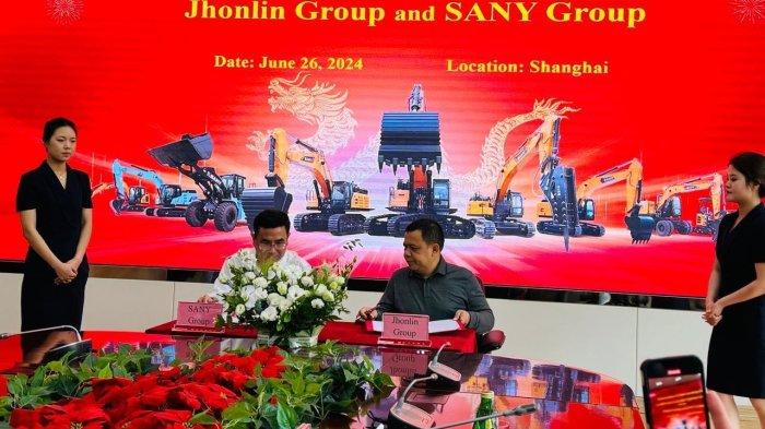 Jhonlin Group Cetak Rekor Pesan 2000 Ekskavator, SANY: Dukung Kemajuan ...