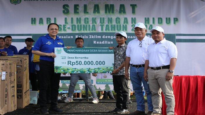 Asian Agri Beri Penghargaan Desa Bebas Api 2023 kepada Desa Semambu di ...