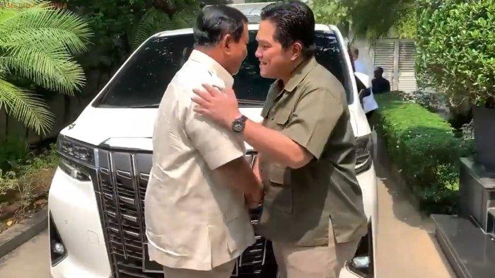 VIDEO Pertemuan Prabowo dan Erick Thohir Usai Batal Mengusung Erick ... VIDEO Pertemuan Prabowo dan Erick Thohir Usai Batal Mengusung Erick ...