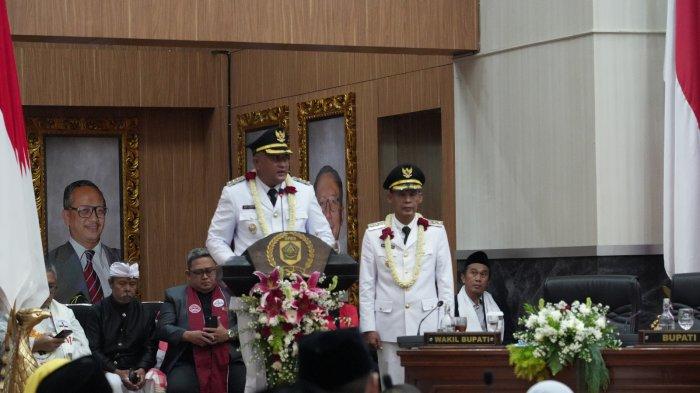 Pidato Perdana di Paripurna Istimewa DPRD Kabupaten Bogor, Rudy-Jaro Ade Siap Bangun Kabupaten ...
