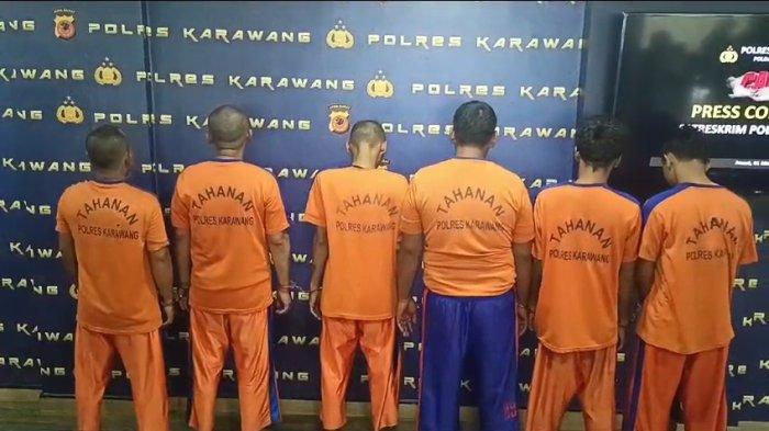 Polisi Ringkus Enam Orang Komplotan Penadah Motor Hasil Curian di Karawang, Ditemukan 32 Motor ...