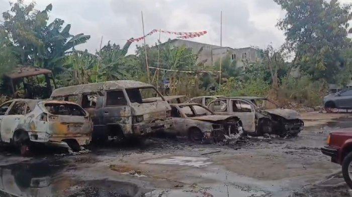 8 Mobil Rongsok di Satpas SIM Daan Mogot Terbakar, Begini Kronologinya ...