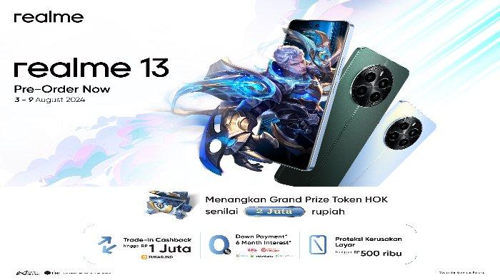 Realme 13, HP Gaming Harga Rp 2 Jutaan Segera Hadir di Indonesia ...