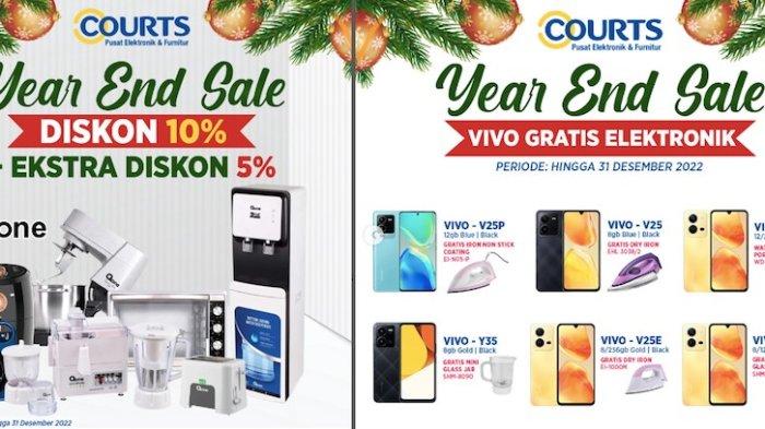 Promo Courts Akhir Tahun Diskon Philips, Cuckoo, Beli Smarthphone ...