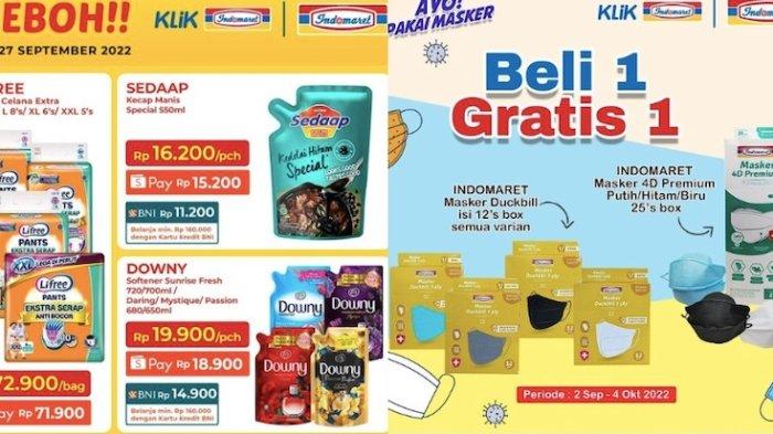 Katalog Promo Indomaret 22 September Beli 1 Gratis 1 Masker Duckbi ...