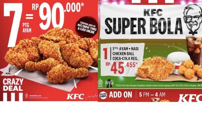 Promo Makanan 1 Desember, KFC, Burger King, Kopi Kenangan Kasih Harga ...